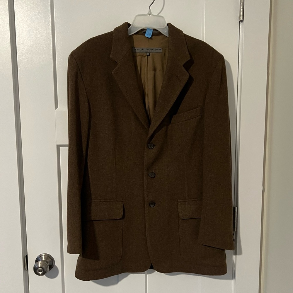 Brown Sports Coat Le Collezioni Structure - Gem